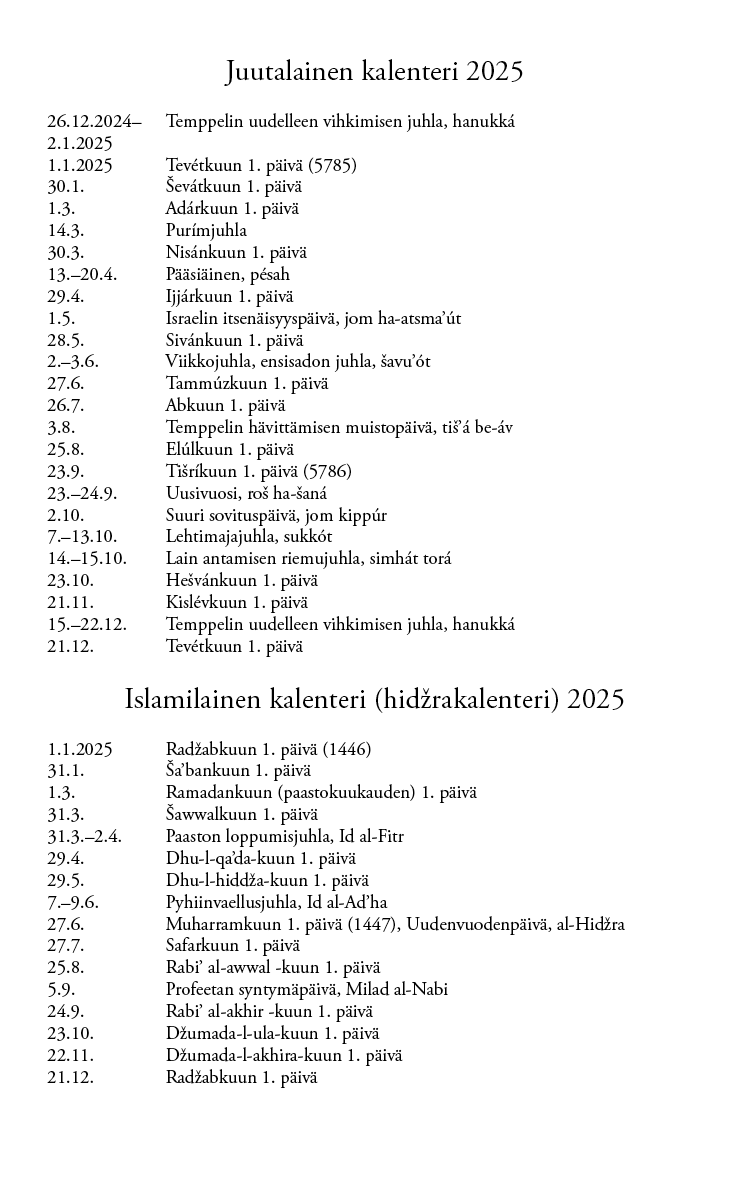 Kalenteri 2025
